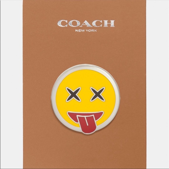 Coach | Accessories | Coach Emoji Pin | Poshmark